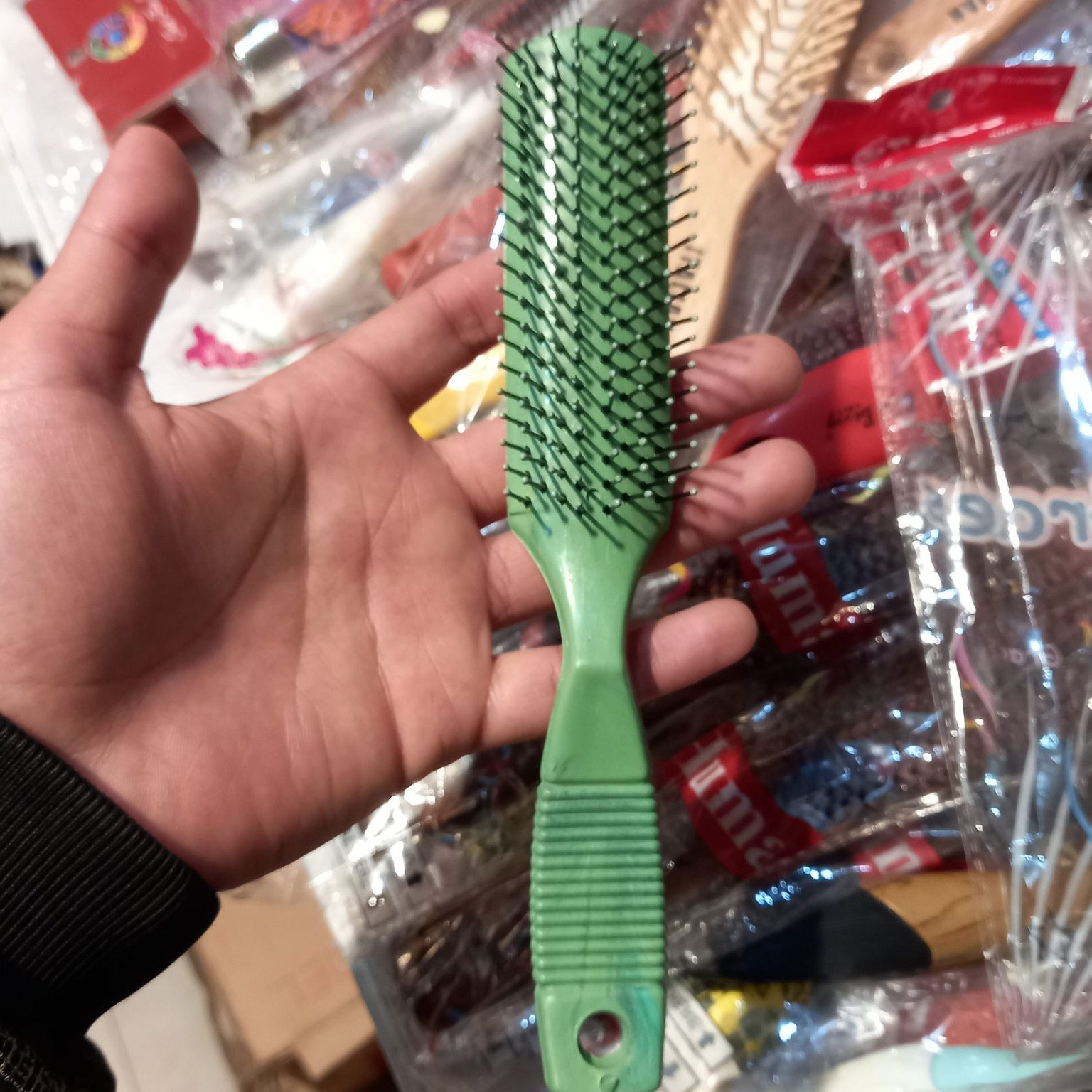 Normal Quality Paddle Hair Brush - Miny